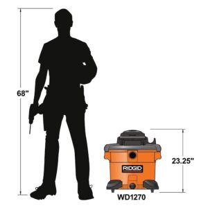 RIDGID 12 Gal. 5.0-Peak HP Wet Dry Vac WD1270