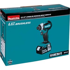 Makita Maktia XDT13T 18V LXT Lithium-Ion Brushless Cordless Impact Driver Kit (5.0Ah)