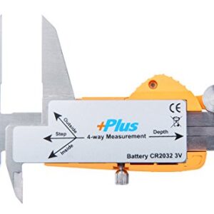 Gold Plus Only from Amazon - Absolute Origin 0-6" Digital Electronic Caliper - Extreme Accuracy, Yellow