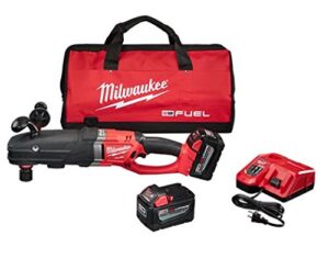 milwaukee 2711-22hd m18 fuel super hawg right angle drill hd kit w/quik-lok