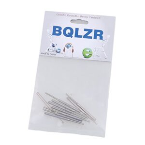 BQLZR 1.5MM Silver Extended Gems Diamond Drill Bits Bowlder Pearls Jewelry Agates Hole Drill Bits Diamond Coated Tip Pack of 10