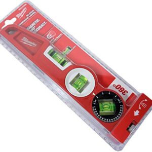 Milwaukee 4932459096 Block Torpedo Level - Red/Black