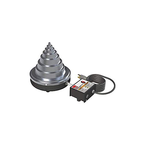 BESSEY GCS-NCB Bearing Heater Cone Style with 3/8" - 8 1/4" capacity, Silver/Black