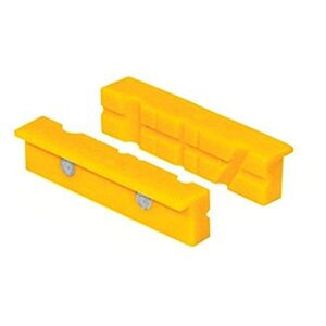 bessey bv-nvj multi purpose vise jaw caps, yellow