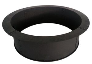 pleasant hearth ofw419f0r 28" round solid steel fire ring