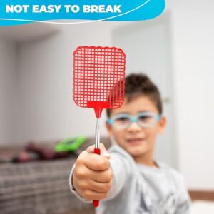 3Pcs Fly Swatters Indoor Mosquito Killer - Heavy Plastic Flies Killer Fly Swatter Manual Bugs Killer Tools Fly Swatter for Indoors - Telescopic Fly Swatter Heavy Duty Plastic Fly Swatter Multi-Pack