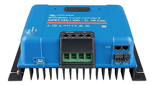 Victron Energy SmartSolar MPPT Tr VE.Can 250V 100 amp 12/24/36/48-Volt Solar Charge Controller (Bluetooth)