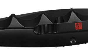 Kershaw AM-5 Pocket Knife (2340), 3.5 Inch Stainless Steel Blade with SpeedSafe Assisted Opening and Frame Lock, G10 Black Gripped Handle and Deep Carry Pocket Clip