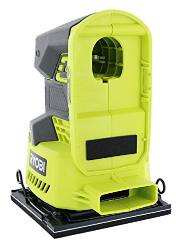 Ryobi P440 One+ 18V Lithium Ion 12,000 RPM 1/4 Sheet Palm Sander w/ Onboard Dust Bag and Included Sanding Pads (Battery Not Included, Power Tool Only)