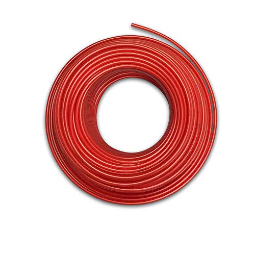 Food Grade 1/4 Inch Plastic Tubing for RO Water Filter System, Aquariums, Refrigerators, ECT; BPA free; Made from FDA compliant materials and meets NSF Standards and Regulations (20 Feet, Red)