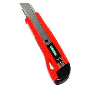 FixtureDisplays Retractable Plastic Utility Knife Box Cutter Plastic Safety Cutter, Mixed Color, Ship Randomly 102718 Free Shipping!