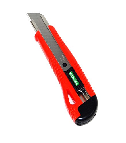 FixtureDisplays Retractable Plastic Utility Knife Box Cutter Plastic Safety Cutter, Mixed Color, Ship Randomly 102718 Free Shipping!