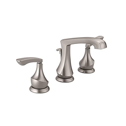 Delta Merge 8 inch Widespread 2-Handle Bathroom Faucet in SpotShield Brushed Nickel