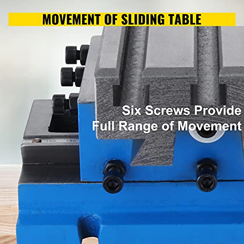 Mophorn Milling Machine Work Table Slide Milling Working Cross Table Machine Compound Slide Milling TablePrecision Milling Cross Worktable (7.3 x 4 Inch)