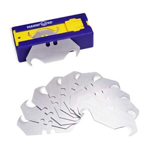 manufore hook utility knife blades dispenser heavy duty blades sk5 steel 40 pack