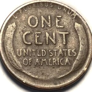 1922 D Lincoln Wheat Cent Weak D Penny Seller Fine