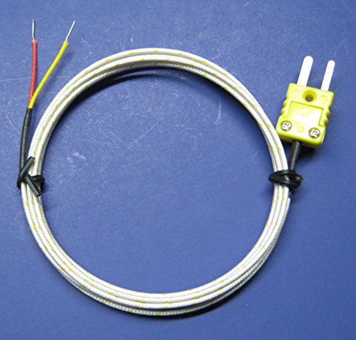 High Temperature k-Type Thermocouple Sensor Ceramic Kiln Furnace with Connector Plate and Hook up Cable 1999F 2372F 1300C CR-07