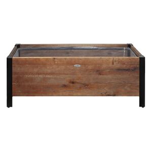 grapevine 11973lu mo urban garden planters, brown,rectangle