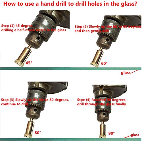 JINGLING 3 mm 1/8" inch Diamond Hole Saw Core Drill Bit Masonry Drilling Cutter Tools for Glass Marble Tile Granite Stone Pack of 20Pcs