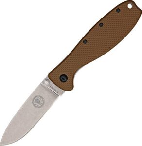 esee brk designed zancudo framelock brown d2 brkr2cb