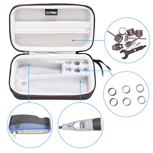 LTGEM Hard Case for Dremel 7300-PT 4.8V Cordless Rotary Tool Dog Nail Grinder or Dremel 7300-N/8 Cordless Two-Speed Rotary Tool (The Packaging Only Include Case, Dremel Tools are not included)