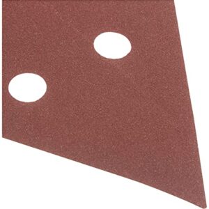 WEN 6377SP120 120-Grit Hook & Loop 11-1/4-Inch Triangle Drywall Sander Sandpaper, 10 Pack