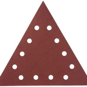 WEN 6377SP120 120-Grit Hook & Loop 11-1/4-Inch Triangle Drywall Sander Sandpaper, 10 Pack