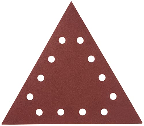 WEN 6377SP120 120-Grit Hook & Loop 11-1/4-Inch Triangle Drywall Sander Sandpaper, 10 Pack