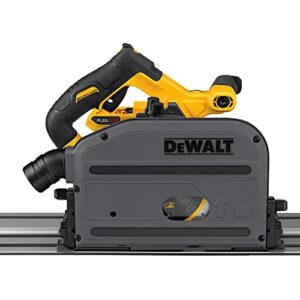 dewalt 60v max* circular saw, 6-1/2-inch, cordless tracksaw, tool only (dcs520b)