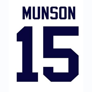 thurman munson new york yankees jersey number kit, authentic home jersey any name or number available