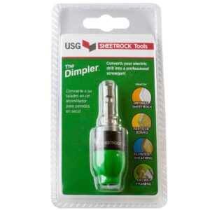 usg sheetrock 'the dimpler ®' drywall screw setter bit - reversible with clutch