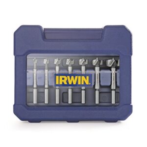 irwin marples forstner bit set, wood drilling, 8 piece (1966892)