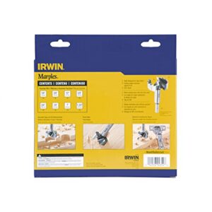 IRWIN Marples Forstner Bit Set, Wood Drilling, 8 Piece (1966892)