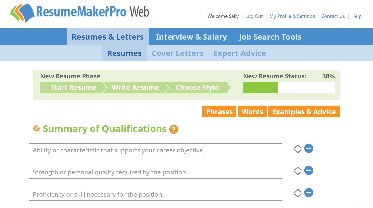 ResumeMaker Professional Web – Quarterly Subscription [Online Code]