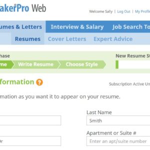 ResumeMaker Professional Web – Quarterly Subscription [Online Code]