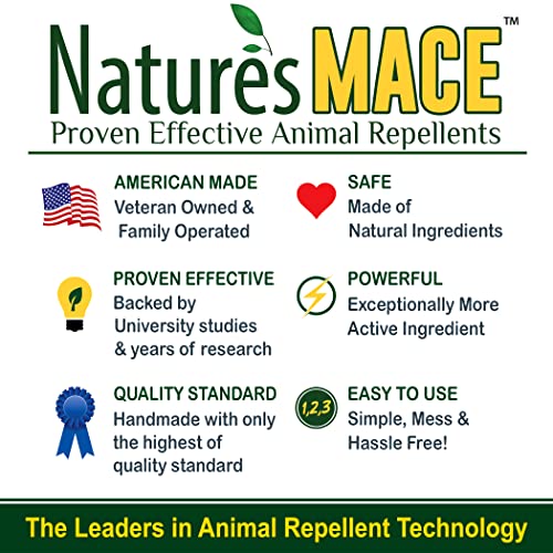 Nature's MACE Rabbit Repellent 7lb Granular/Covers 4,560 Sq. Ft. / Rabbit Repellent and Deterrent/Keep Rabbits Out of Your Lawn and Garden/Safe to use Around Children & Plants