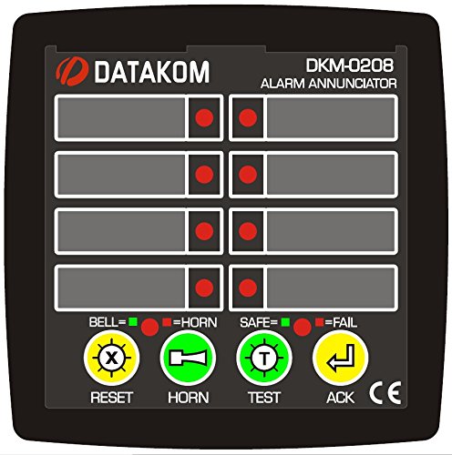 DATAKOM DKM-0208 Alarm Annunciator, 8ch, DC Power Supply