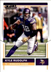 2017 score #117 kyle rudolph minnesota vikings football card