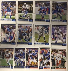 2017 panini score football detroit lions team set 13 cards w/rookies