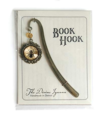 Honey Bee BrassBook Hook Bookmark