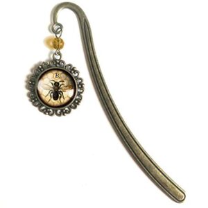 Honey Bee BrassBook Hook Bookmark