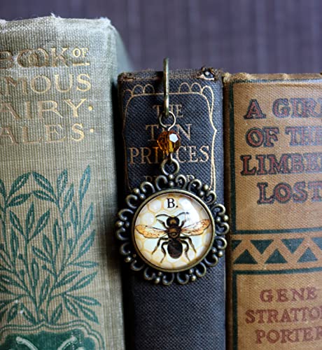 Honey Bee BrassBook Hook Bookmark