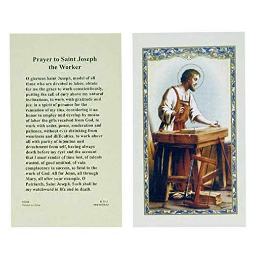 JWG Industries Saint Joseph Home Selling Kit 3 Inch Statue with Instructions and Prayer Card