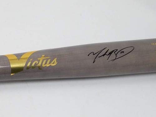 Mookie Betts Los Angeles Dodgers Autographed Victus Gray Game Model Bat - Autographed MLB Bats