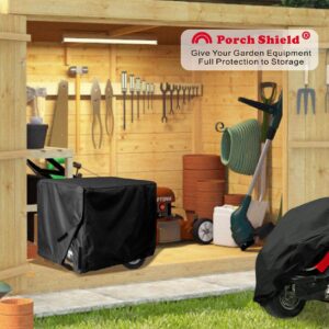 Porch Shield Waterproof Universal Generator Cover 38 x 28 x 30 inch - for Most Generators 5500-15000 Watt, Black