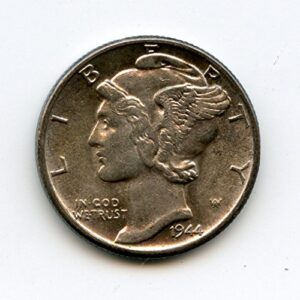 1944 mercury dime dime ms-63