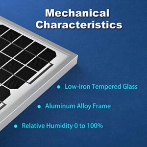 PowerECO 10W Monocrystalline Solar Panel 12V Off-Grid (10W)