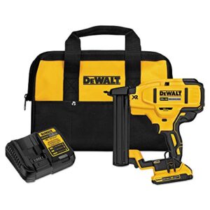 dewalt 20v max* narrow crown stapler kit, 18ga (dcn681d1)