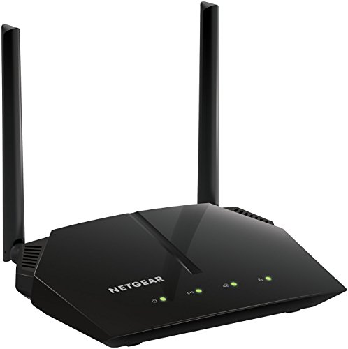 NETGEAR WiFi Router (R6080) - AC1000 Dual Band Wireless Speed (up to 1000 Mbps) | Up to 1000 sq ft Coverage & 15 devices | 4 x 10/100 Fast Ethernet ports