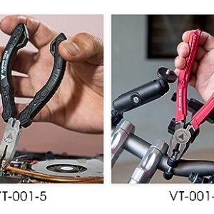 VAMPLIERS 2-PC Screw Extraction Pliers Set. Includes: 5" Mini Plier with ESD Safe Handles, Ideal For Any Electronic Repair + 8" PRO Heavy Duty Linesman Pliers. Made in Japan from High Carbon Steel.